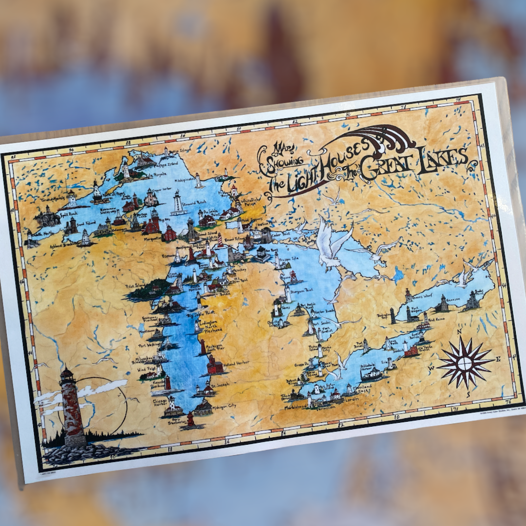 Lighthouse placemat | Marblehead Lighthouse Gift Shop